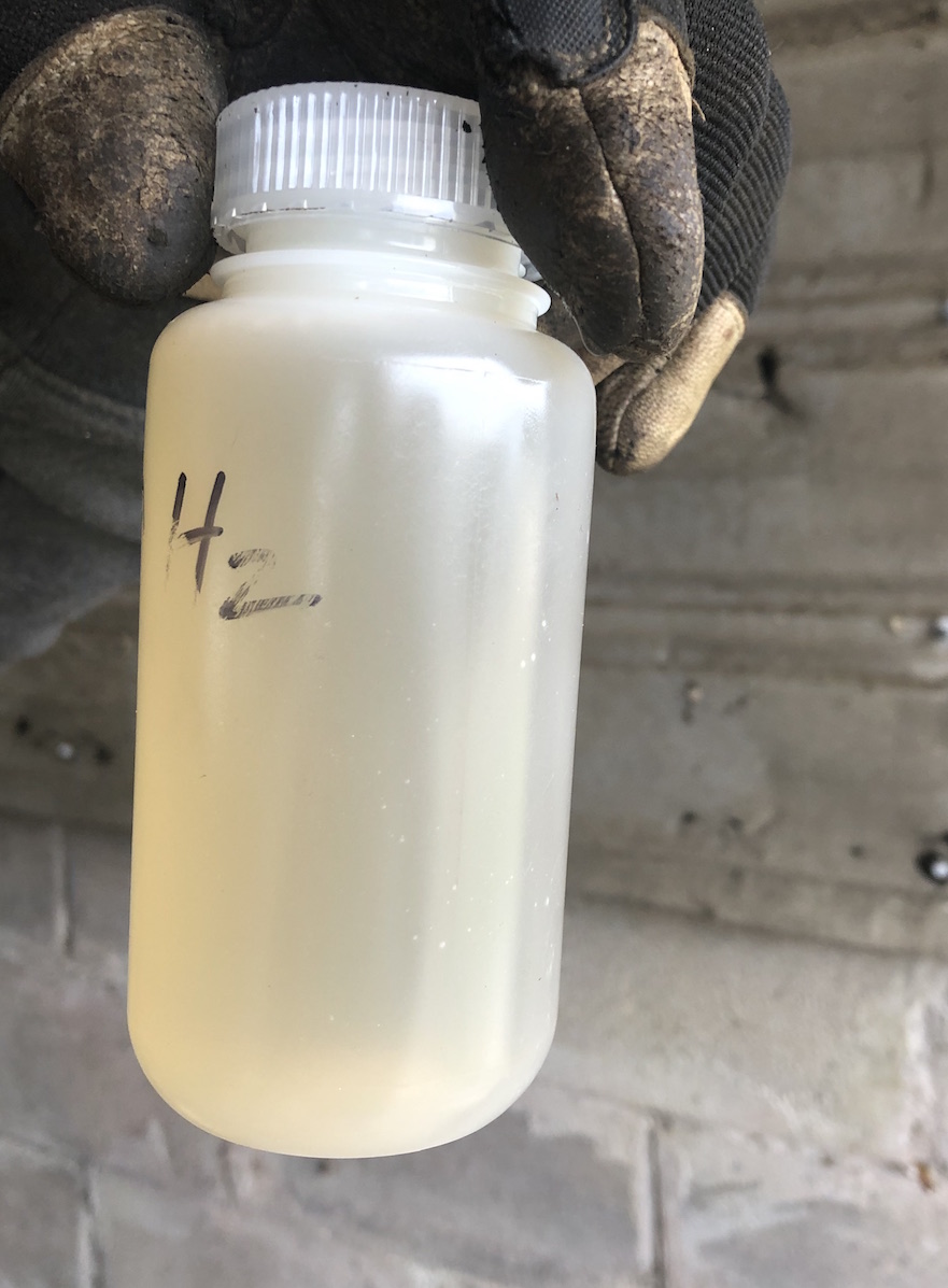 Hog manure lagoon sludge treatment - Trident TNZ