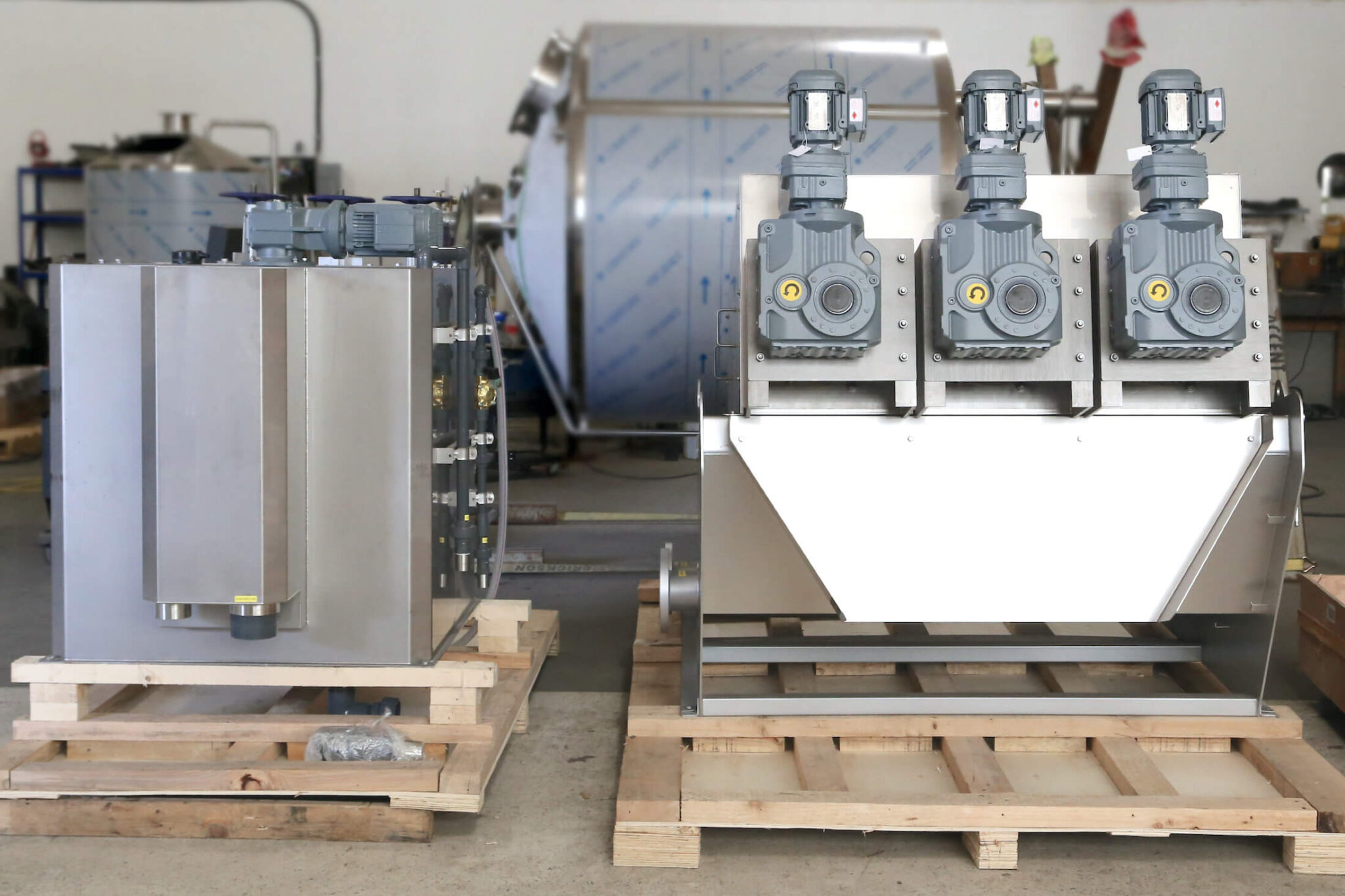 Sludge dewatering at Santa Fe WWTP - Trident TNZ